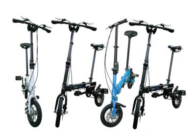 China Adjustable Portable Electric City Bike / Bicycle 12” 2 Wheels For City Road for sale