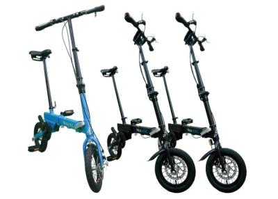 China Popular Electric City Bicycle , 12 Inch Mini Folding Ladies Folding Bike for sale