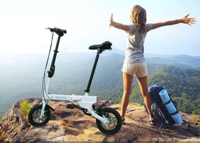 China 316w 36v Green Folding Electric Bike Safe / Durable Fold Up Bicycle For Children for sale