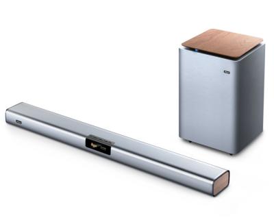 China 2.1 Channel Soundbar With Wireless Subwoofer Home Theater TV Speaker System for sale