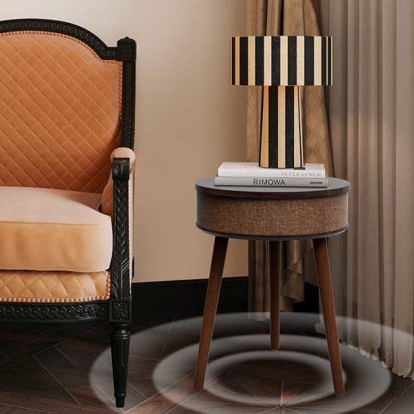 Quality Home Office Luxury Smart Coffee Table With Hidden Wireless Charging Pad for sale
