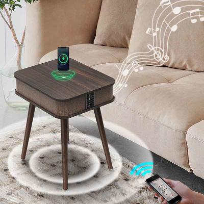 China Rectangle Bluetooth Speaker Table Furniture For Home Office for sale