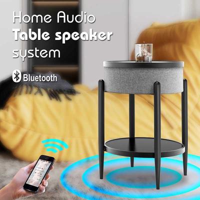 China Portable Wireless Charging Speaker Table LED Bedside Lamp Speaker For Bedroom Office for sale