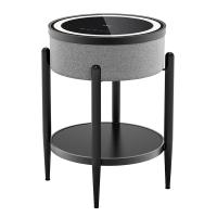 China Modern Smart Bedside Table Wireless Charging Nightstand Table Bluetooth Speaker Coffee Table for sale