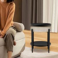 China Modern Smart Bedside Table Wireless Charging Nightstand Table Bluetooth Speaker Coffee Table for sale