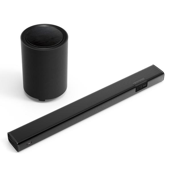 Quality Home Round Wireless Soundbar Speaker Bluetooth FM Radio Sound Bar With Subwoofer for sale