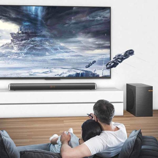 Quality 2.1 Channel Wireless Home Theater Soundbar USB 3D Surround TV ARC Soundbar Speaker for sale
