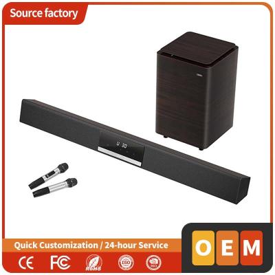China DSP Audio 1000W wireless subwoofer Karaoke Soundbar Support HDMI ARC Optical Coaxial AUX USB for sale