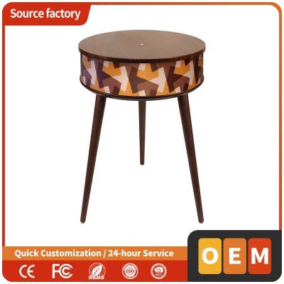 China MDF Multifunctional Bluetooth Speaker Table 20W DSP Full Range Speaker Bluetooth 5.0 Built-in 1800mAh Battery for sale