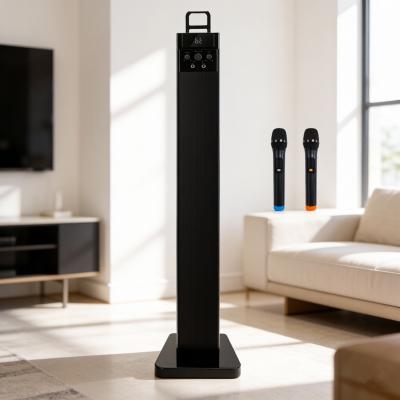 China Home Party Tower Speaker with Wireless Dual Mic, 3