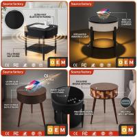 Quality Bluetooth Speaker Table ATC639 65W RMS 5.0 Charging MDF Wireless Charging for sale