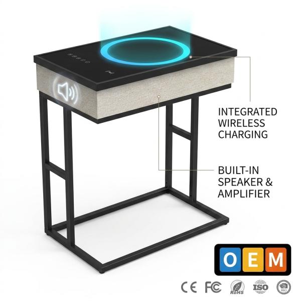 Quality Wireless Charging Side Table A2 65W Multi Functional Bedside Table Modern for sale