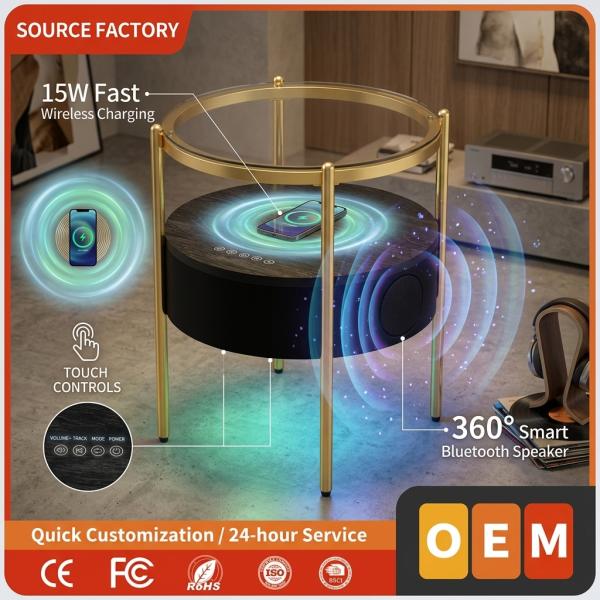 Quality Smart Home Audio furniture C9 30W Charging Accent Side Modern Living Room Wireless Streaming for sale