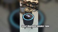 Smart Surround Sound Table | Bluetooth Speaker + Wireless Charging Bedside End Table