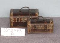 China Plywood Rustic Storage Suitcase for sale