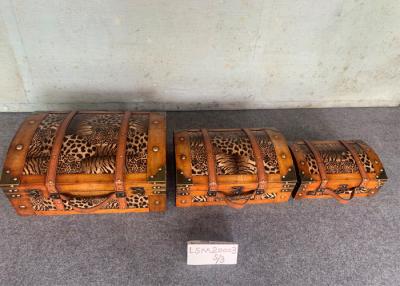 China Malas de viagem de madeira do plutônio da madeira compensada de L45x33.5x20.5 SENMIN à venda