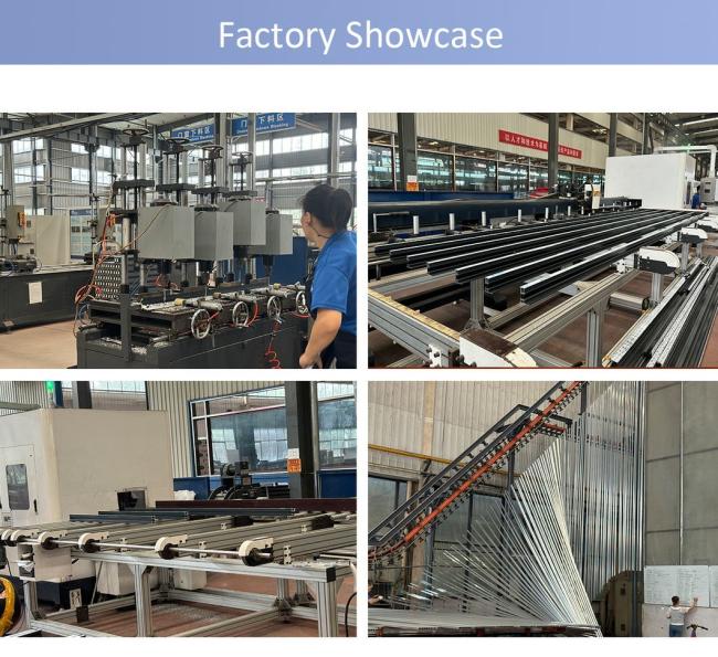 Impact Double Glazed Tempered Glass Windows Thermal Break Aluminum Window
