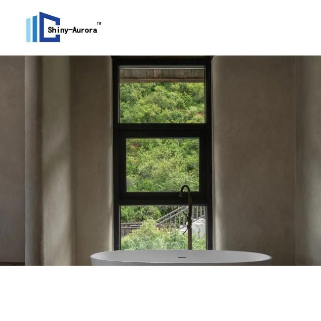 Newest Design Bottom Awning Aluminum Window German Hardware House Windows Aluminum Push out Flip up Awning Window for Balcony
