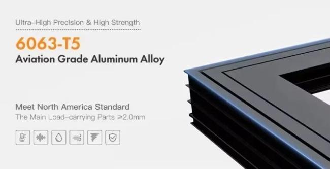 Double Glass Burglar Proof Sliding Window Aluminum Sliding Balcony Window with Security Bars