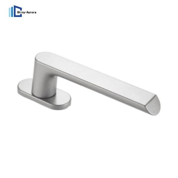 Quality American Style Privacy Lever Handle Lock Set Matte Aluminum Door Handle for sale