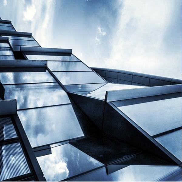 Quality Aluminum Panel Curtain Wall Window System Closed Glass Curtain Wall for sale