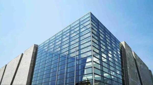 China Modern Metal Curtain Wall Rectangular Shape Weatherproof Powder Coating Curtain Wall supplier