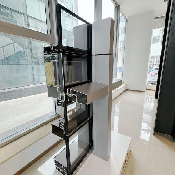 Quality Custom Curved Glass Curtain Wall Aluminum Alloy Glass Panel Curtain Wall for sale