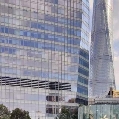 Quality Aluminum Alloy Hidden Frame Curtain Wall Sound Insulation Energy Saving for sale