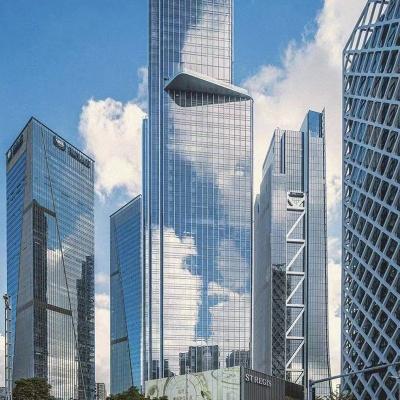 Quality Convenient Construction Curtain Wall Aluminum Alloy Unit System Curtain Wall for sale