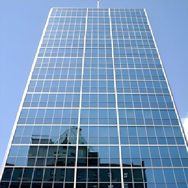 Quality Powder Coating Unitized Curtain Wall Thermal Insulation Curtain Wall Window Wall for sale