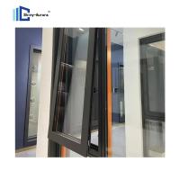 Quality Waterproof Top Hung Awning Windows Double Glazed Awning Storm Windows for sale