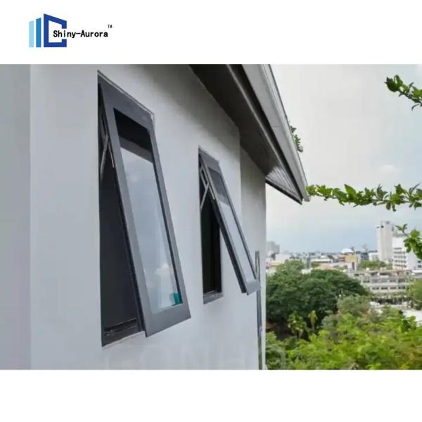 Quality Anti Theft Burglar Proof Aluminium Windows 36 X 48 Soundproof Casement Awing Windows for sale