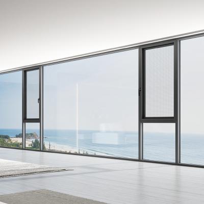 Quality Security Lifting Window Customized Lift Slide Window With Lever Handle for sale