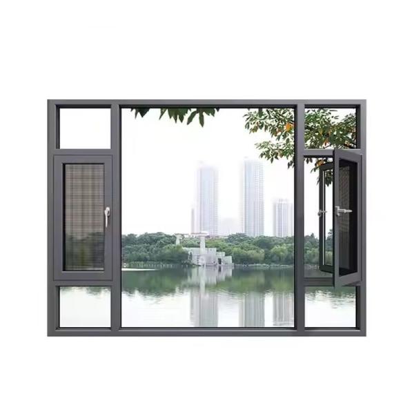 Quality Waterproof Inward Opening Window Hexagon Aluminum Window For Modern Building for sale