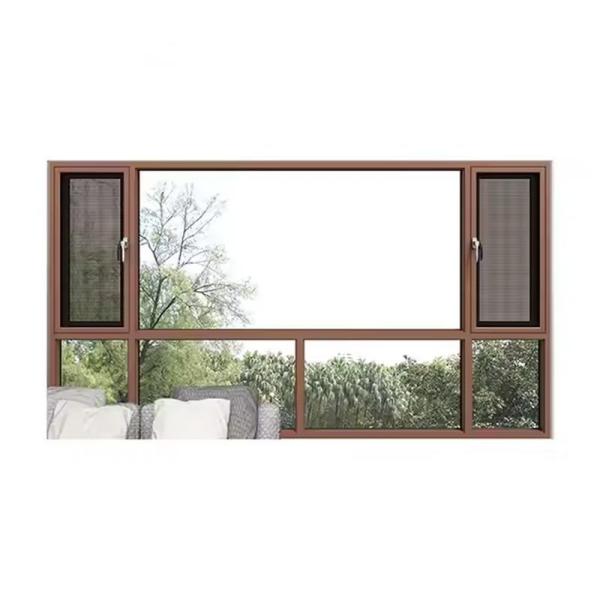 Quality Waterproof Inward Opening Window Hexagon Aluminum Window For Modern Building for sale