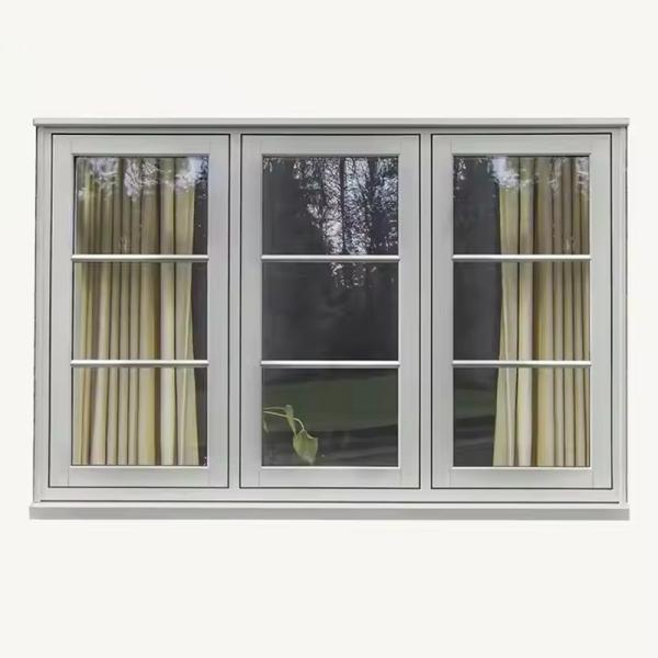 China Heat Insulation Aluminium Awning Windows Thermal Break Aluminum Double Glazed Window supplier