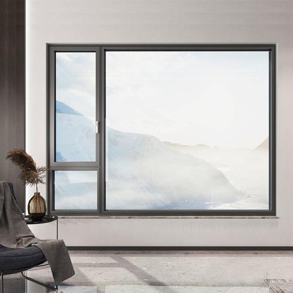 China Insect proof Aluminium Casement Window Heat Insulation Impact Resistant supplier