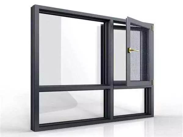 Quality Office Building Aluminium Casement Window Customized Aluminum Hinged Window for sale