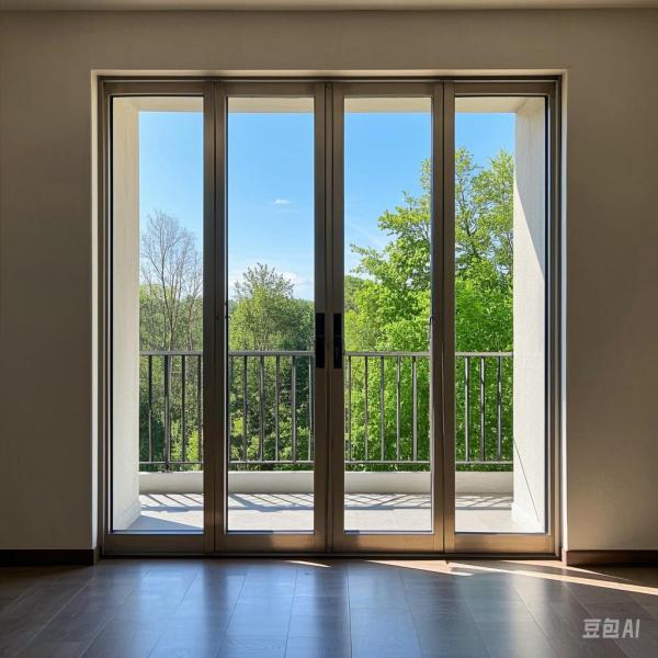 China Customized Aluminium Foldable Door Waterproof Toughened Glass Sliding Door supplier