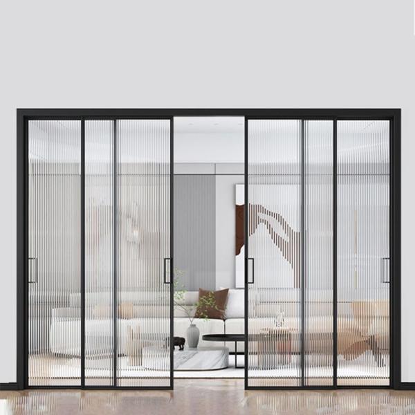 Quality Home / Office Aluminium Bifold Sliding Doors Waterproof Aluminium Folding Glass for sale