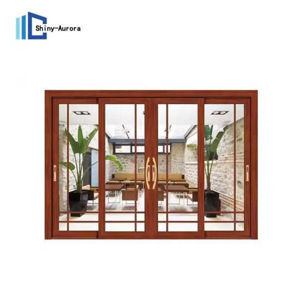 Quality Home Double Glass Sliding Door , Aluminum Sliding Glass Door Manufacturers for sale