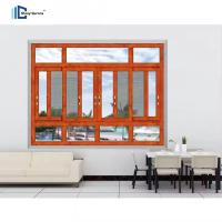 Impact Glazing Double Layer Tempered Glass Window OEM Custom Made Aluminium factory price