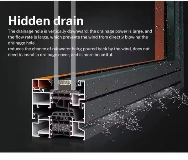 Quality Impact Glazing Double Layer Tempered Glass Window OEM Custom Made Aluminium for sale