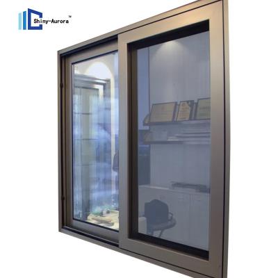 China Broken Bridge Aluminum Windows, Soundproof Windows, Good Sealing for sale