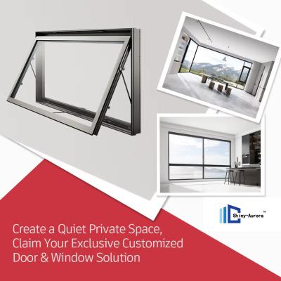 China Broken Bridge Aluminum Windows, Soundproof Windows, Good Sealing for sale