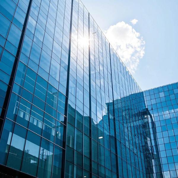 China Office / Residential Glass Curtain Wall Soundproof Custom Clear Glass Facade supplier