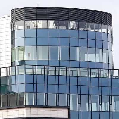 Quality Hotel Clear Glass Curtain Wall Building Material 6mm-19mm Thickness for sale