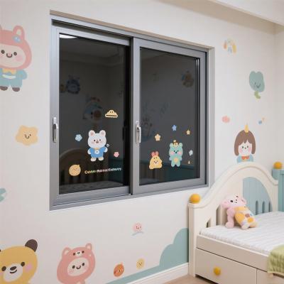 China SA-150 White Aluminum Sliding Window with Sound Insulation for sale
