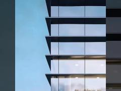Hotel Clear Glass Curtain Wall Building Material 6mm-19mm Thickness