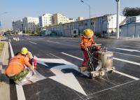 China Self Propelled Auto Road Line Thermoplastic Road Marking Machine for sale